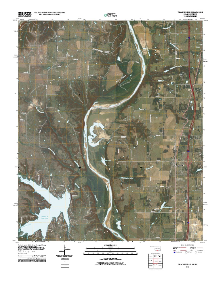 Thackerville Quadrangle Map Data | PDF | Map | Scientific Observation