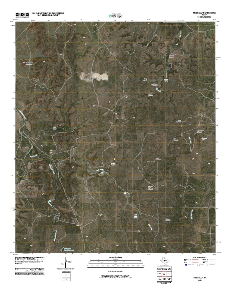 Topographic Map of The Falls | PDF | United States Geological Survey ...