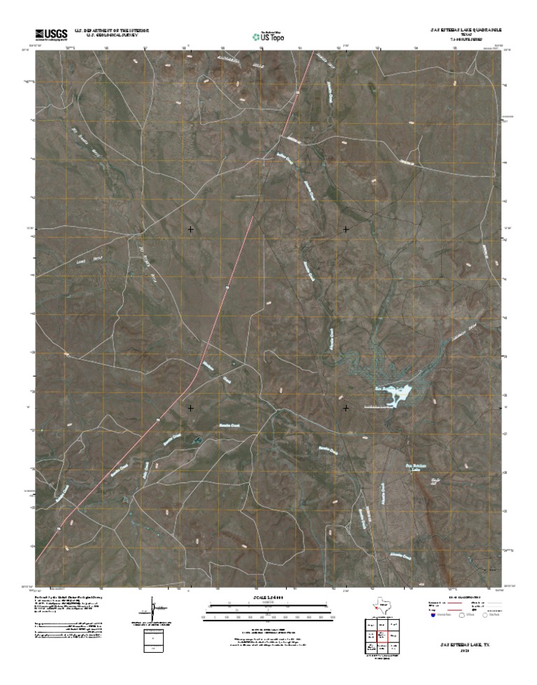 San Esteban Lake Quadrangle Map | PDF
