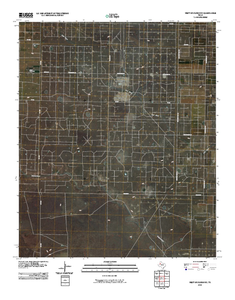 Topographic Map of West of Sundown | PDF | United States Geological ...