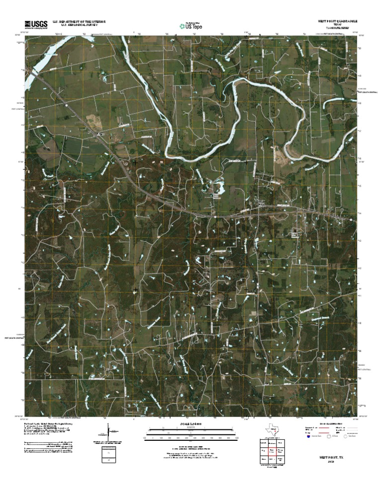 Topographic Map of West Point | PDF | Infographics | Mathematical Notation