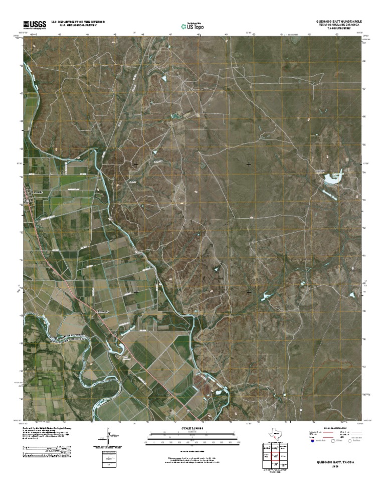Quemado East Quadrangle Map, Texas | PDF