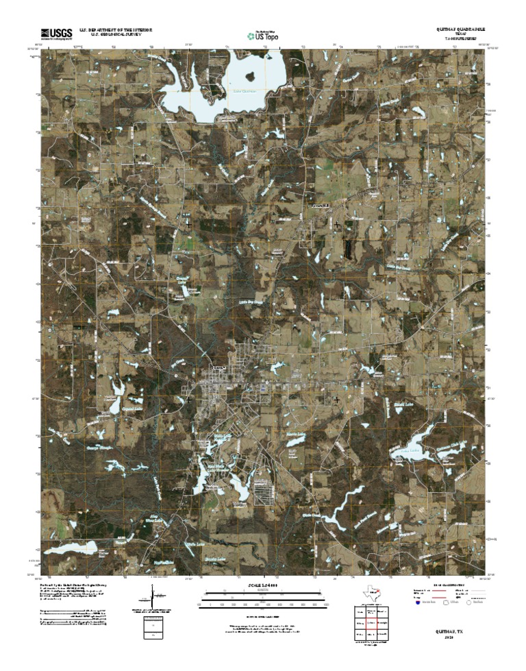 Topographic Map of Quitman | PDF | United States Geological Survey ...