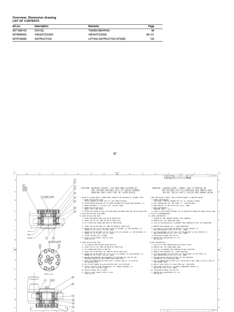 Dimensions Diagrams | PDF