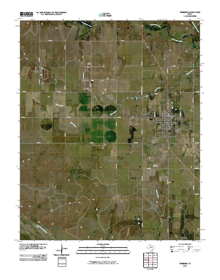 Topographic Map of Wheeler | PDF | United States Geological Survey ...