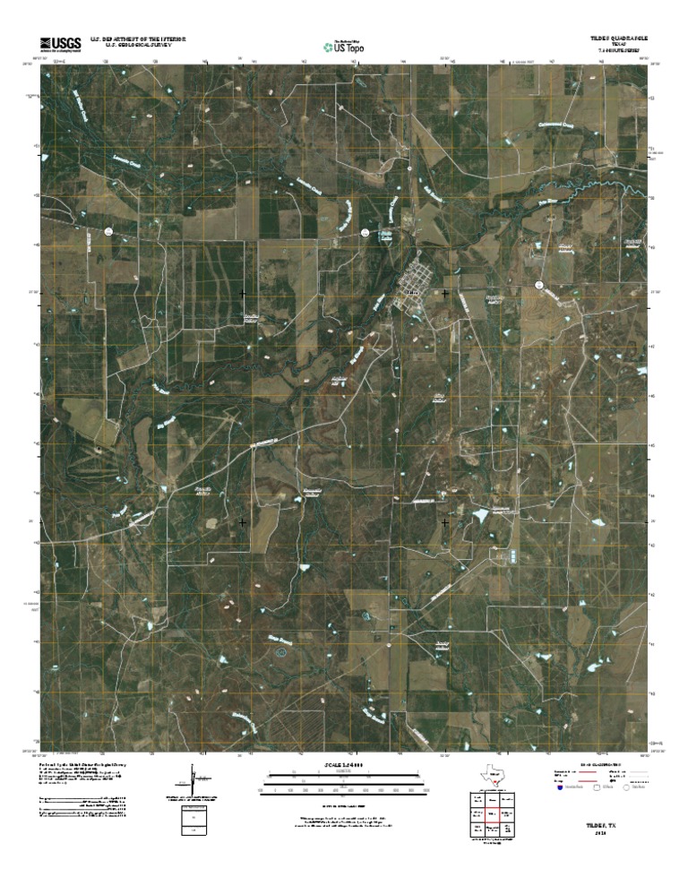 Topographic Map of Tilden | PDF