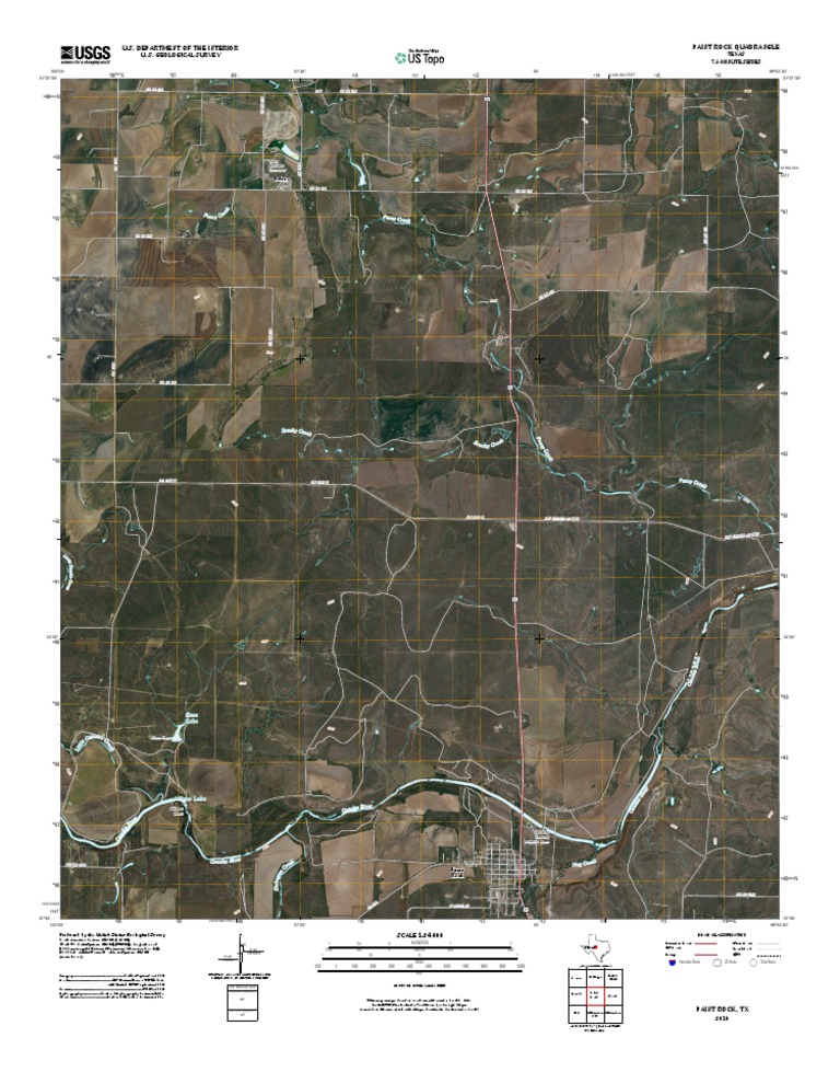 Paint Rock, TX 7.5-Minute Map | PDF | Sports & Recreation | Travel