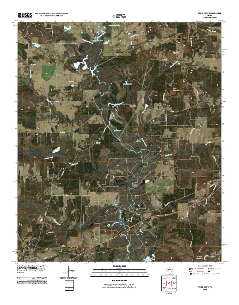 Topographic Map of Todd City | PDF | United States Geological Survey ...