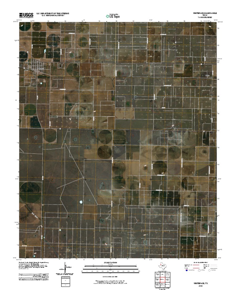 Topographic Map of Whiteface | PDF | United States Geological Survey | Map