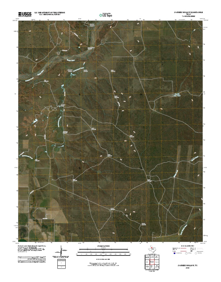 Topographic Map of Sanders Hollow | PDF | United States Geological ...