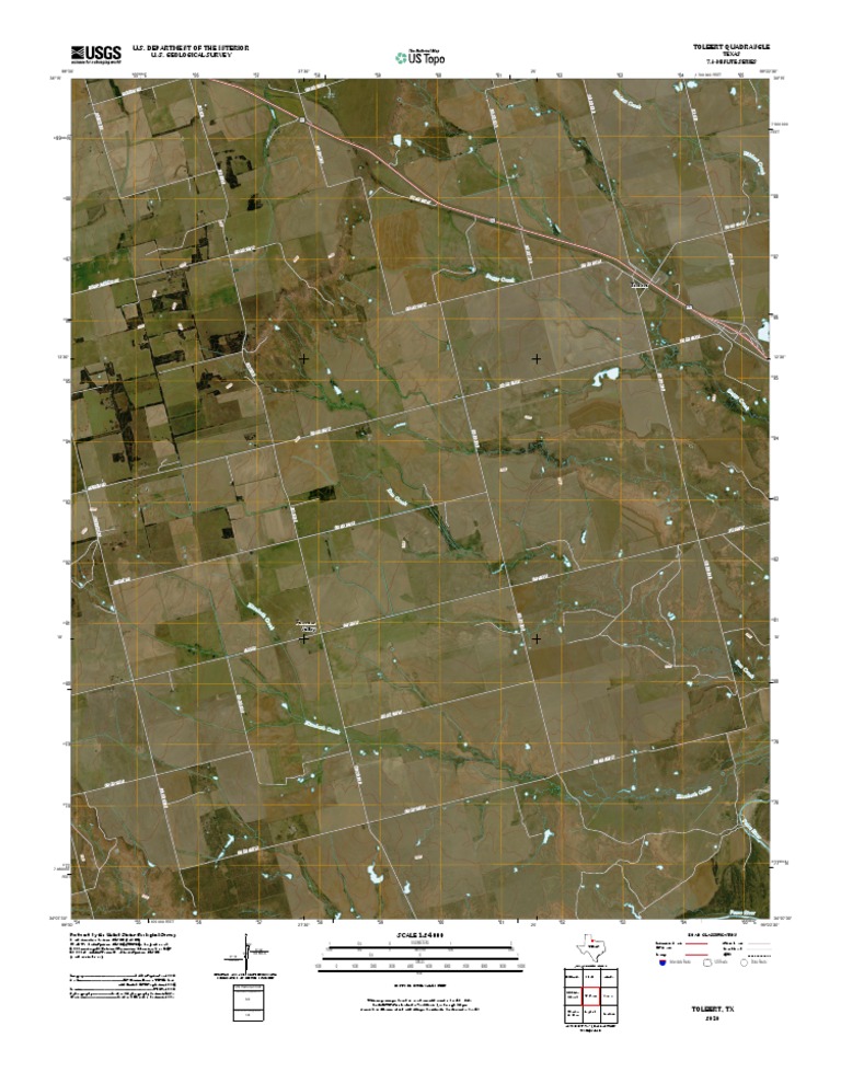 Topographic Map of Tolbert | PDF | United States Geological Survey | Map