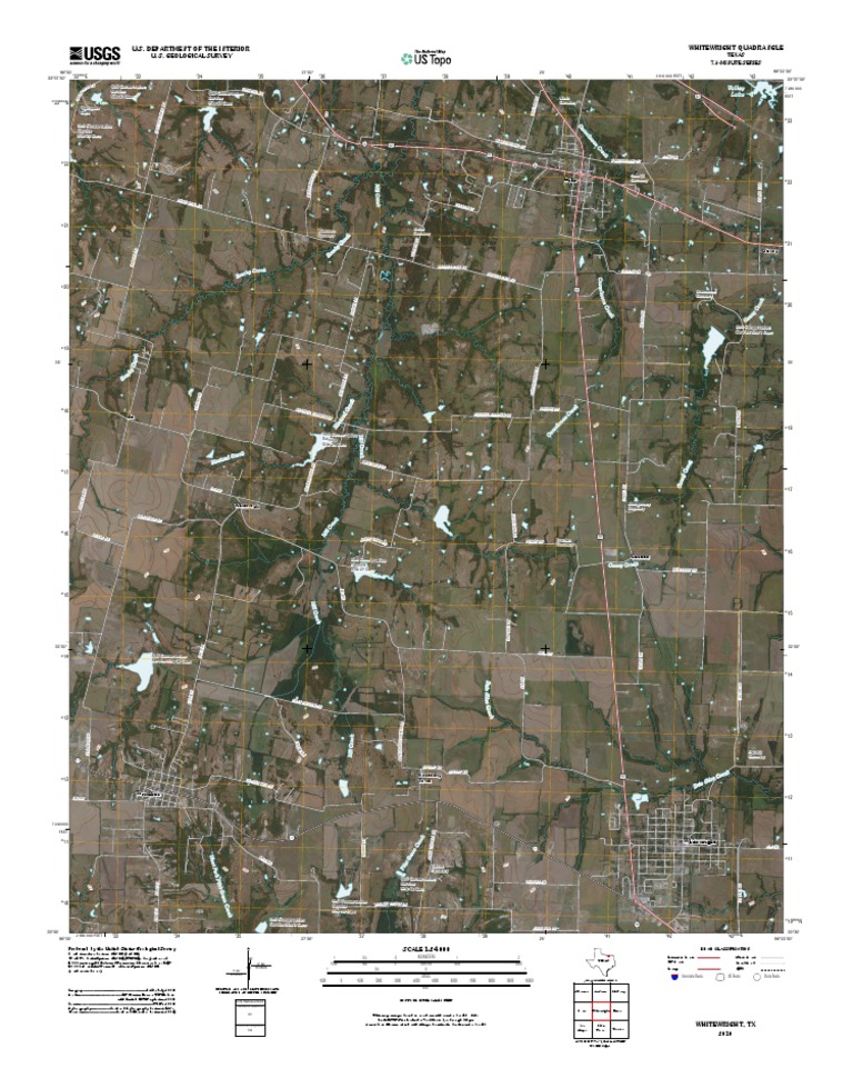 Whitewright, TX 7.5-Minute Map | PDF | United States Geological Survey ...