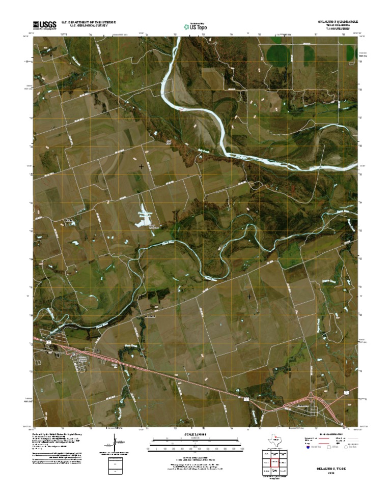 Topographic Map of Oklaunion | PDF | United States Geological Survey ...