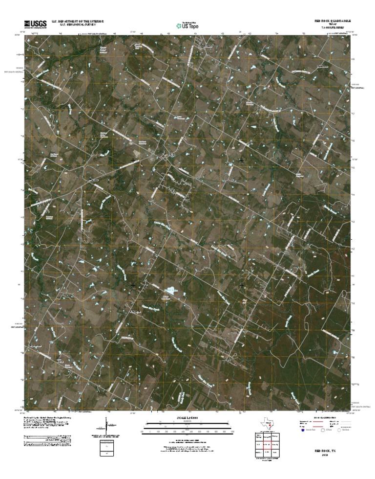 Topographic Map of Red Rock | PDF | United States Geological Survey ...