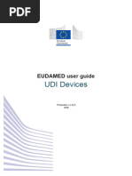 EUDAMED UDI-DI Devices User Guide | PDF | Medical Device