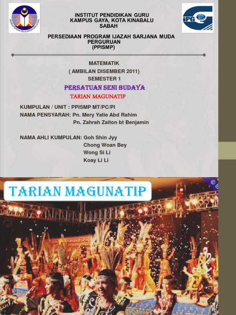 Tarian Magunatip: Tradisi Murut Sabah | PDF