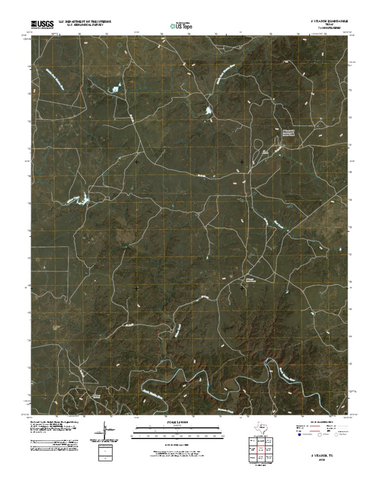 Topographic Map of J Y Ranch | PDF