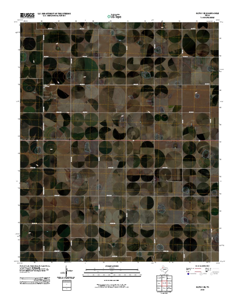 Olton NE Quadrangle Map, Texas | PDF | United States Geological Survey ...