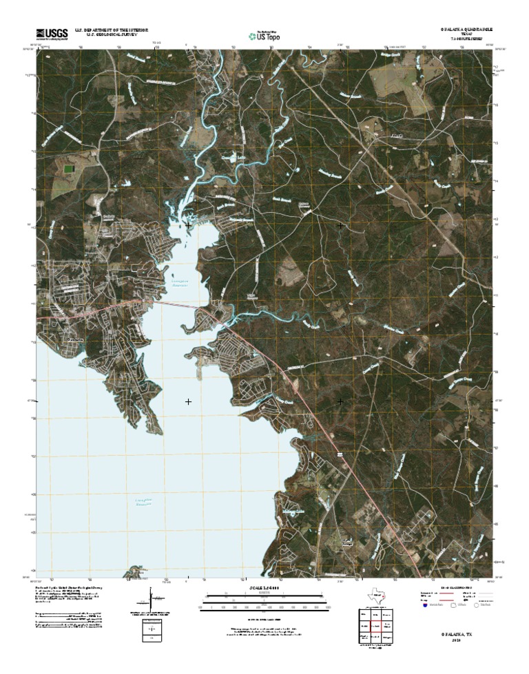 Topographic Map of Onalaska | PDF | Cartography | Geomatics