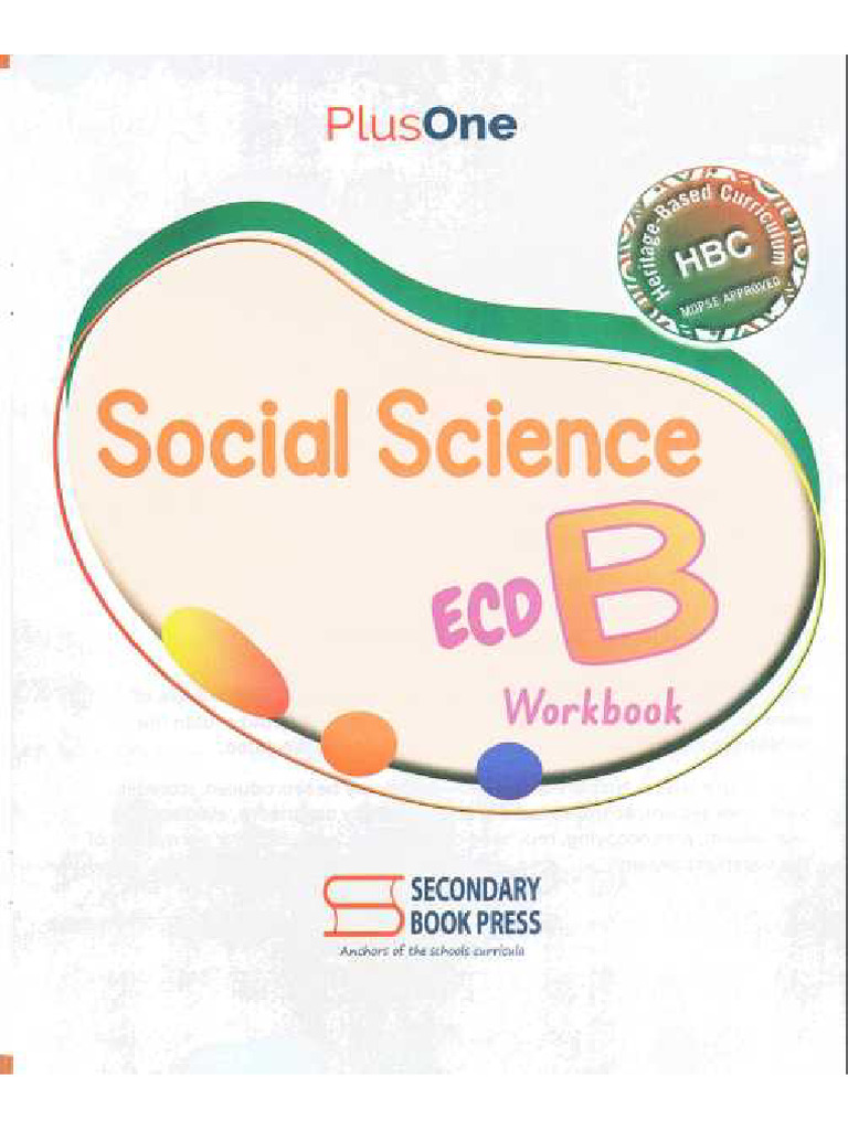 Compressed Ecd B Plus One HBC Social Science Work Book 4442 PDF | PDF