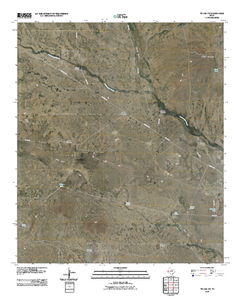 Topographic Map of Toyah NW | PDF | United States Geological Survey ...