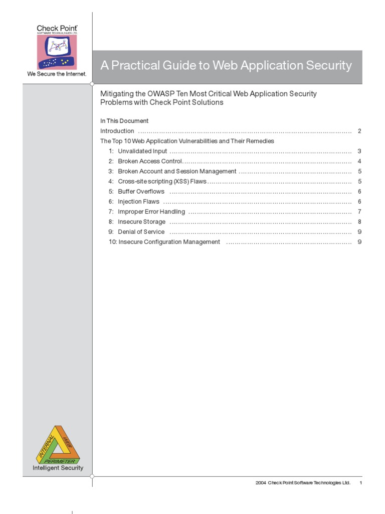 A Practical Guide To Web Application Security | PDF | Computer Security ...