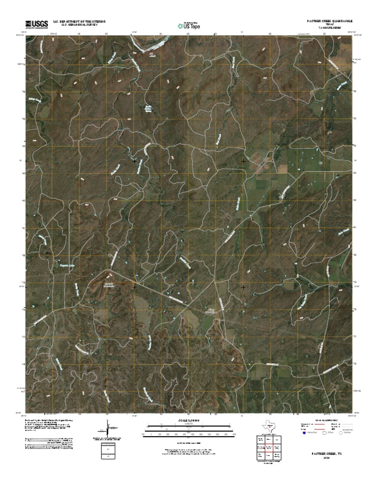 Panther Creek TX 7.5-Minute Map | PDF