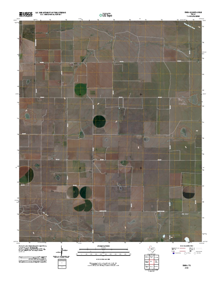 Topographic Map of Rhea | PDF | United States Geological Survey | Geomatics