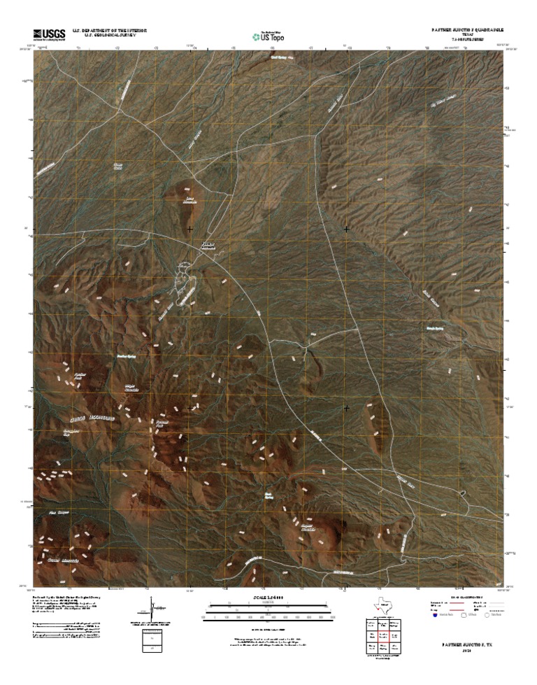 Topographic Map of Panther Junction | PDF