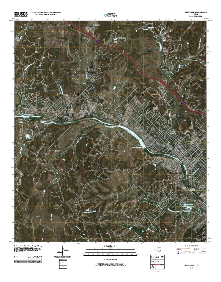 Topographic Map of Kerrville | PDF