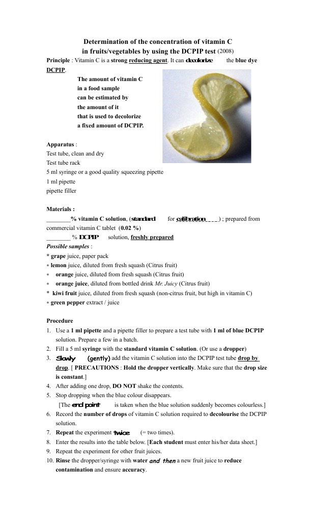 Vitamin C Test Reagent (with Bottle), Tab, 52% OFF