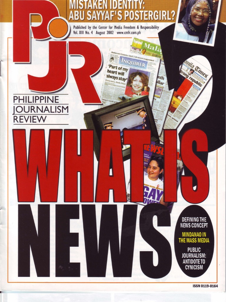Philippine Journalism Review August 2002 | Journalism | News