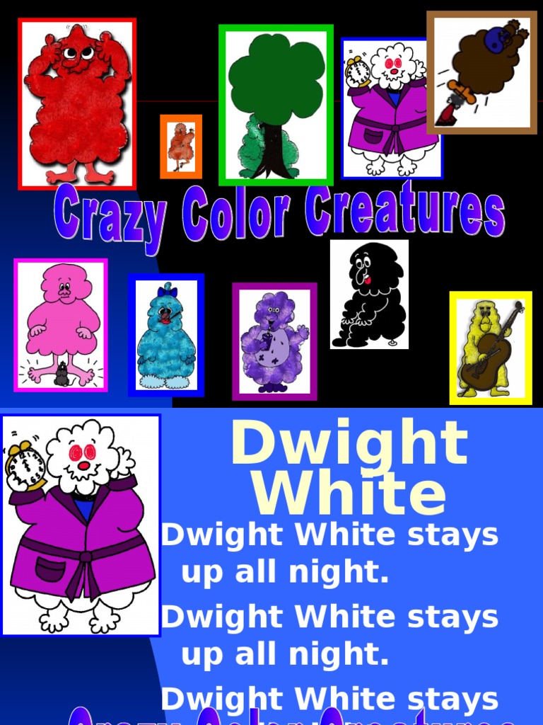 Crazy Color Creatures | PDF | Artistic Techniques | Vision