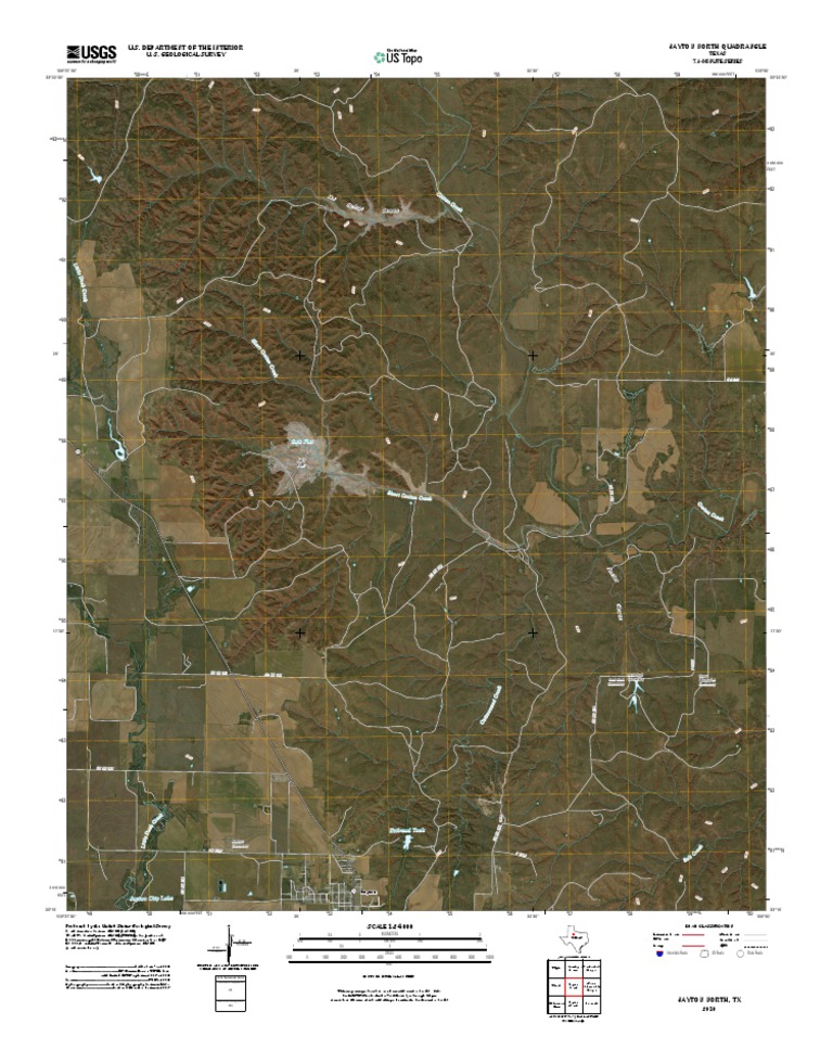 Topographic Map of Jayton North | PDF | United States Geological Survey ...