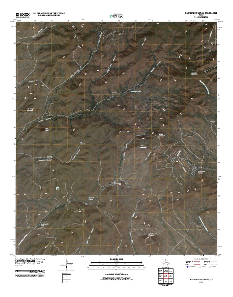 Topographic Map of Paradise Mountain | PDF