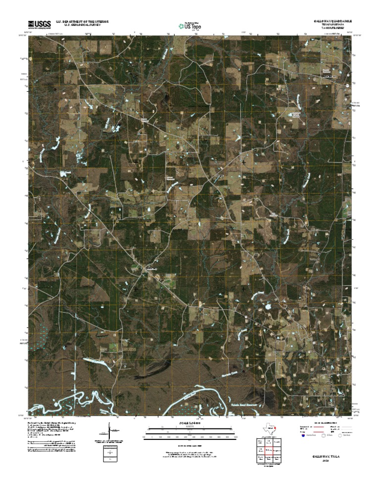 Topographic Map of Galloway | PDF | United States Geological Survey | Map