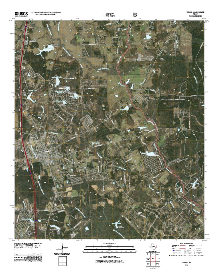 Topographic Map of Willis | PDF | Travel