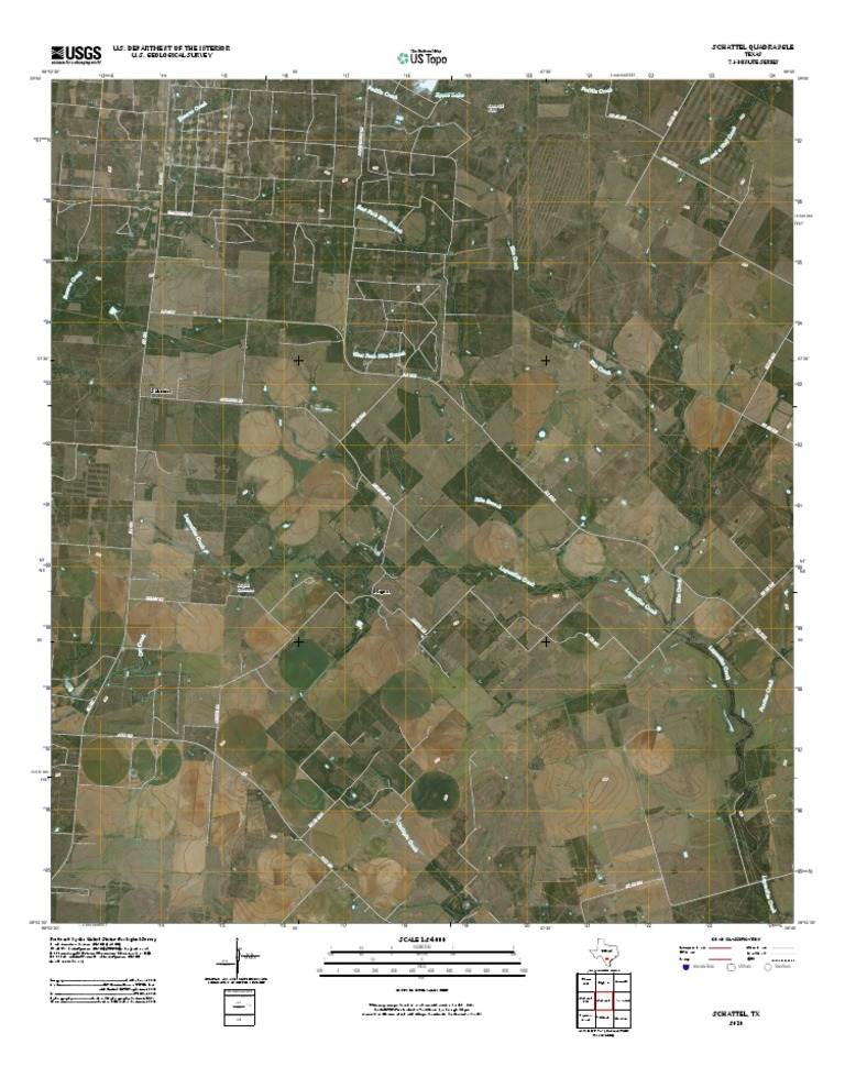 Schattel TX 7.5-Minute Quadrangle Map | PDF