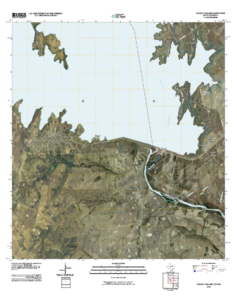 Falcon Village Texas Map Overview | PDF | United States Geological ...
