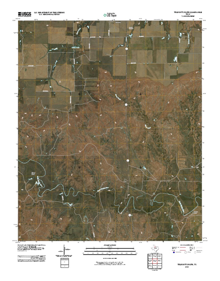 Topographic Map of Truscott South | PDF | United States Geological ...