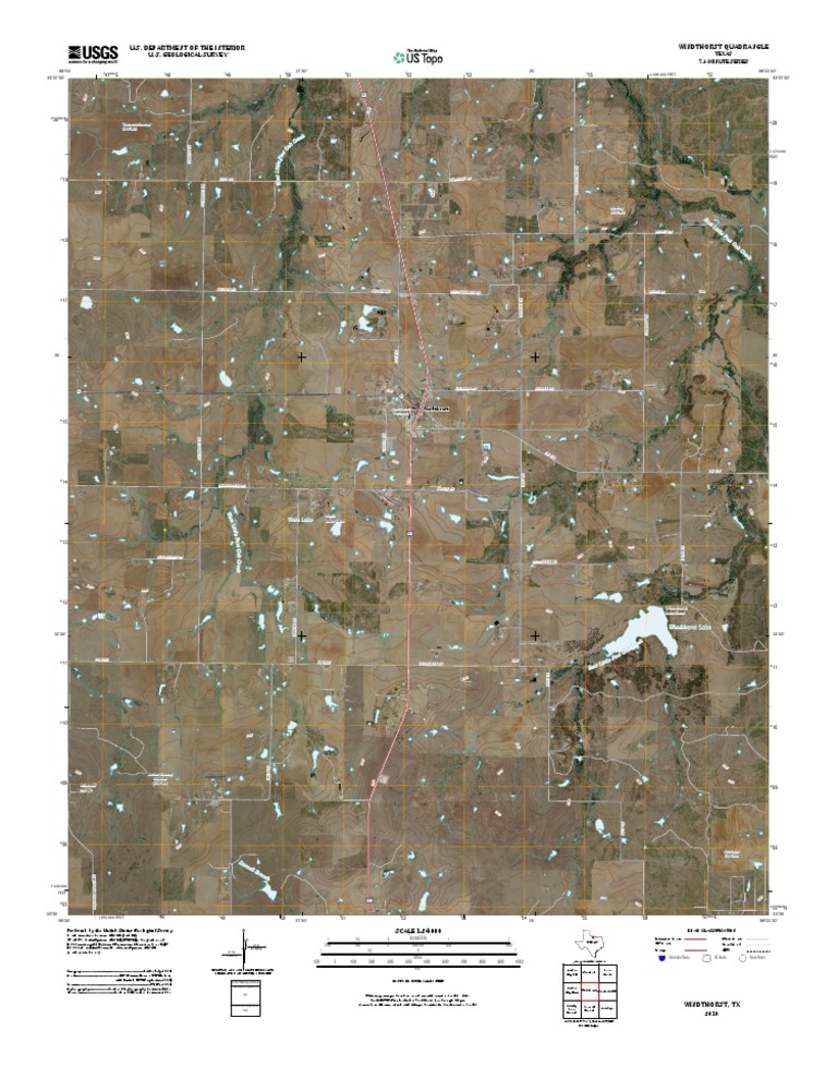Windthorst TX 7.5-Minute Map Guide | PDF | United States Geological ...