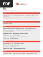 Cohen's Diet Plan | PDF