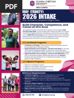 UCU Admission Application Guide 2026 | PDF