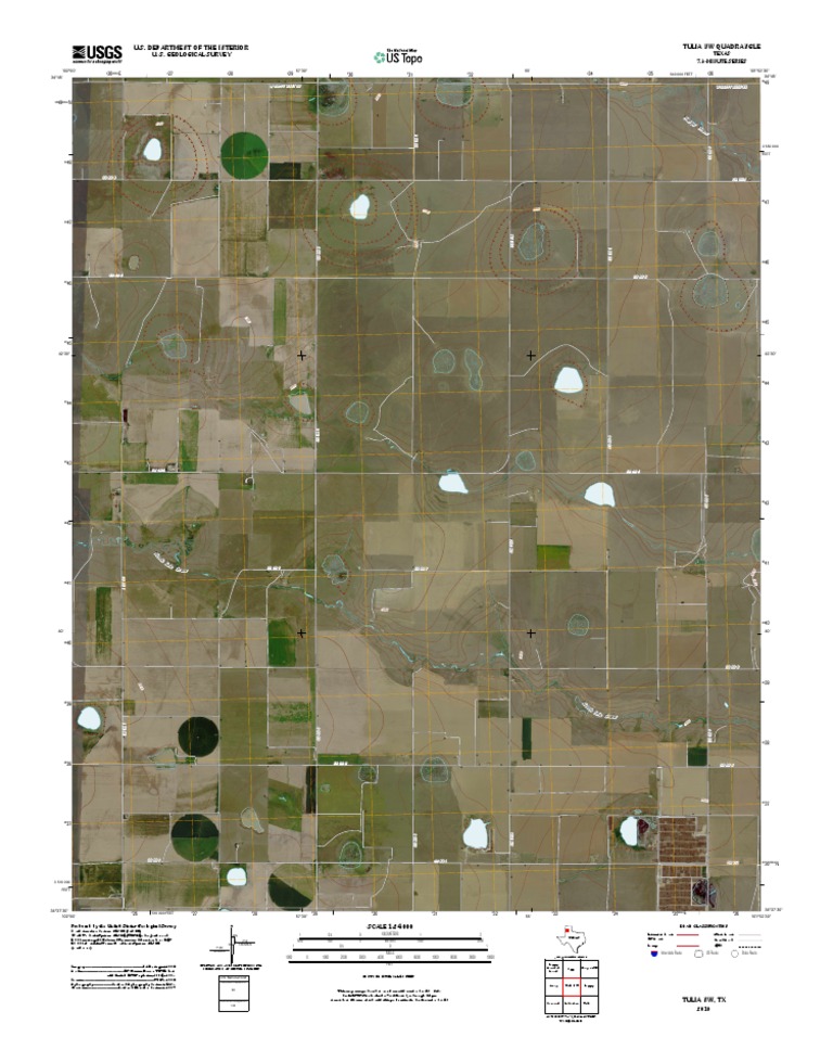 Tulia NW Quadrangle Map, Texas | PDF | United States Geological Survey ...