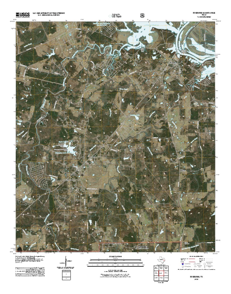 Riverside Texas 7.5-Minute Map | PDF | United States Geological Survey ...
