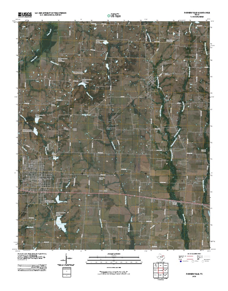 Farmersville, TX 7.5-Minute Map | PDF | United States Geological Survey ...