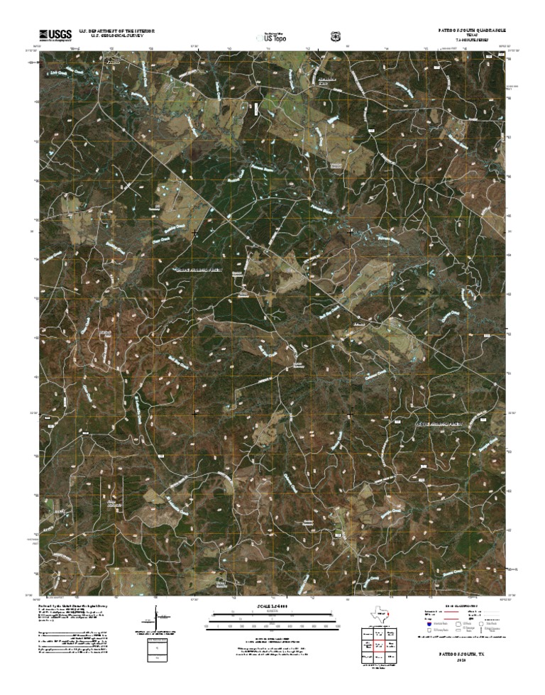 Topographic Map of Patroon South | PDF | Mathematical Notation | Geomatics