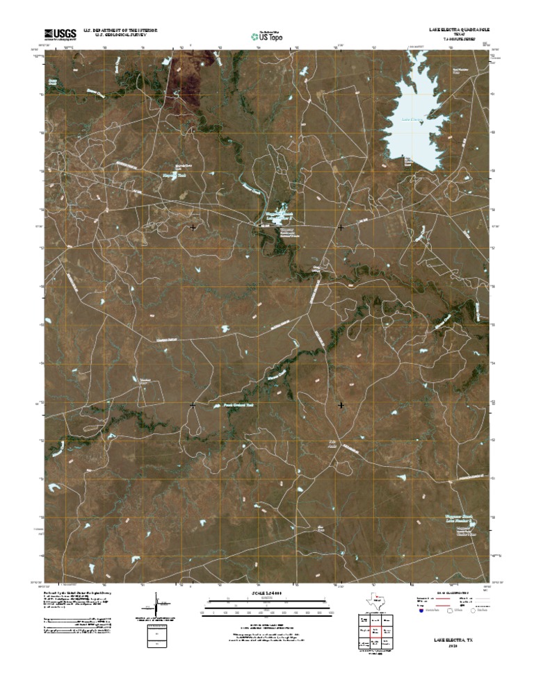 Lake Electra Quadrangle Map, Texas | PDF