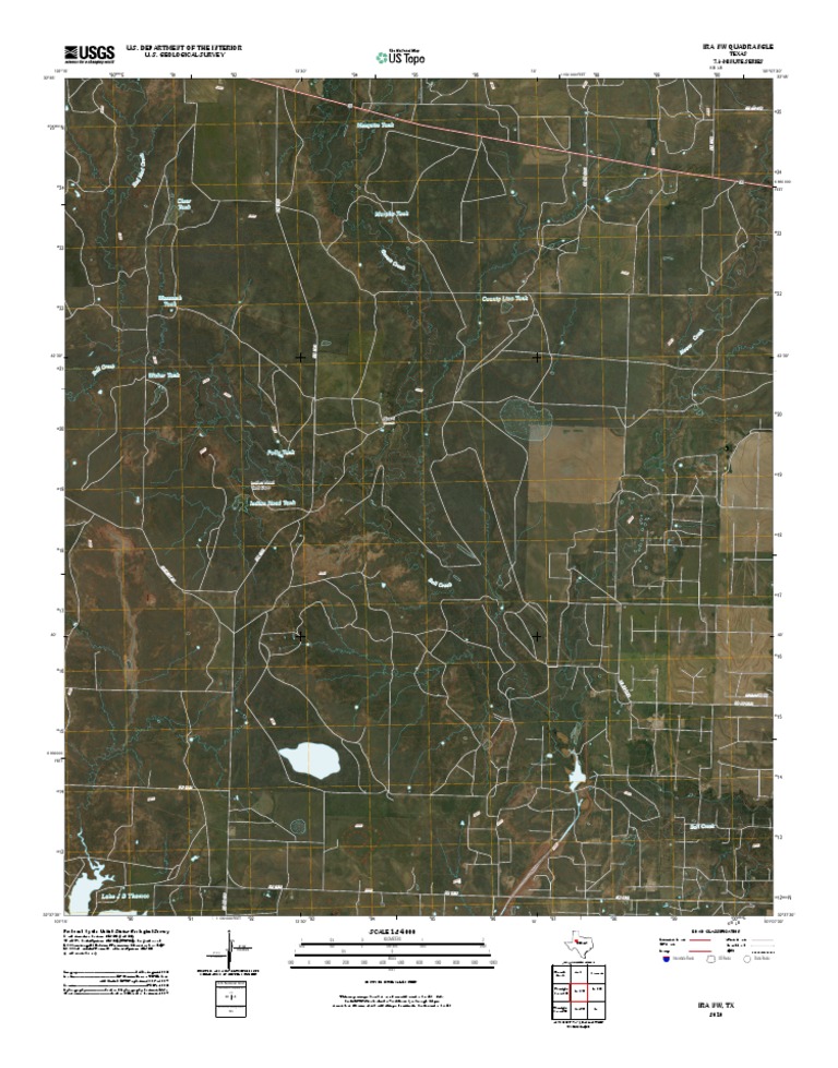 Topographic Map of Ira NW | PDF | United States Geological Survey ...