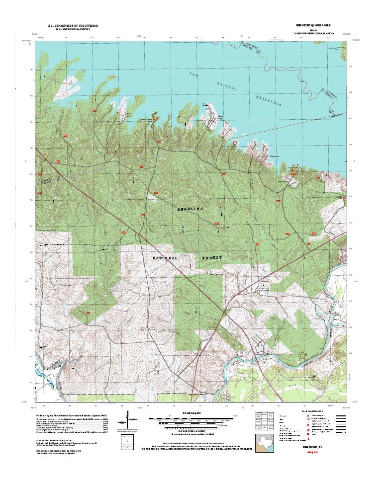 Topographic Map of Ebenezer | PDF | Land Use | Land Management